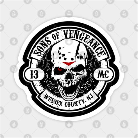 Sov Sons Of Vengeance Magnet Teepublic