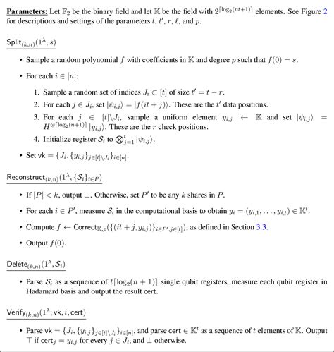 Figure 3 From Secret Sharing With Certified Deletion Semantic Scholar