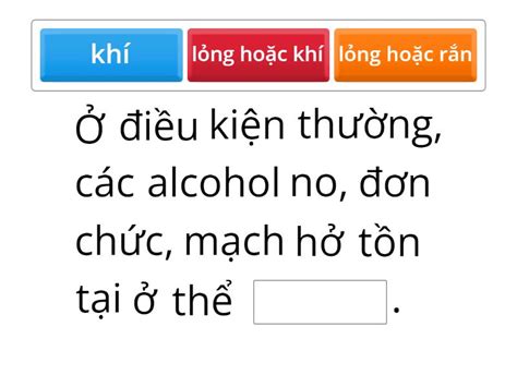 Alcohol PP Complete The Sentence