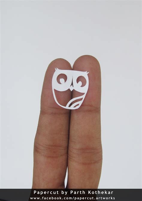 Papercut Owl Behance