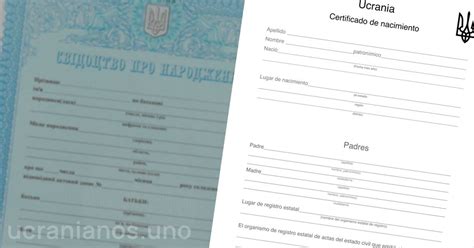 Свідоцтво про народження дитини переклад на іспанську мову