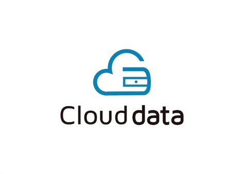 Premium Vector Cloud Data Logo Design Symbol Technology
