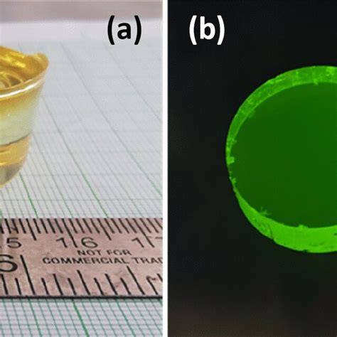 A And B Photographs Of The Fabricated Plastic Scintillator Under Download Scientific