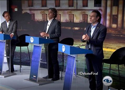El último Debate Petro “fico” Y Fajardo Chocan Por Cuestionados Y