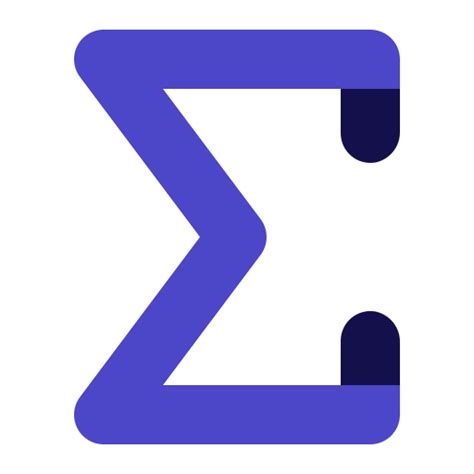 Sum Generic Blue Icon