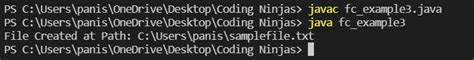 creation of files in java naukri code 360