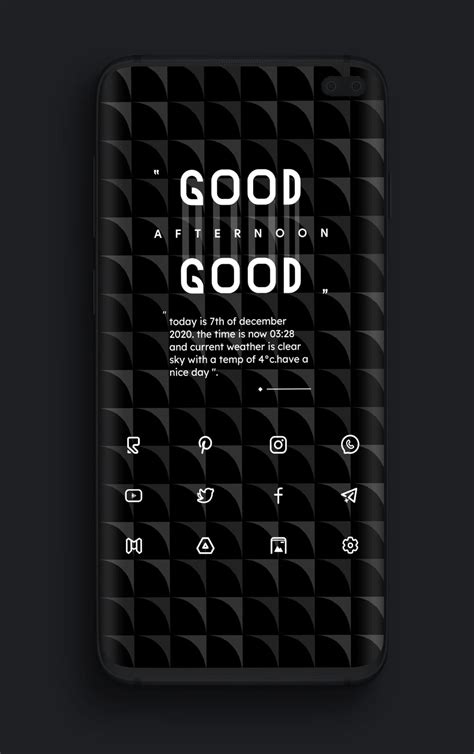 [theme] Minimal Black R Androidthemes