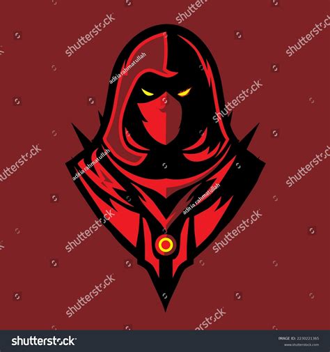 Logo Gaming Vector Red Black Stock Vector Royalty Free 2230221365