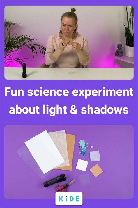 Fun Science Experiment About Light Shadows And More