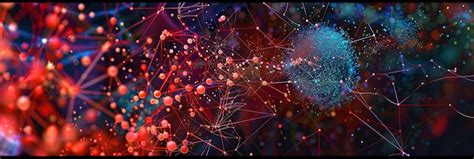 An Abstract Visualization Of A Neural Network With Interconnected Nodes And Lines Demonstrating