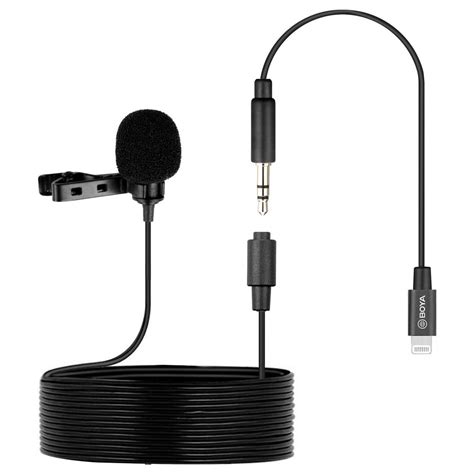 DISC BOYA BY-M2 Lavalier Mic for iOS device at Gear4music