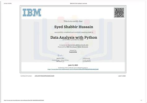 Syed Shabbir Hussain On Linkedin Learnbay Ibm