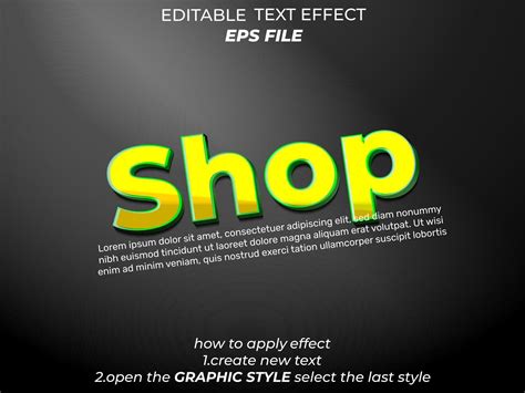 Ultimate Text Effect Typography 3d Text Vector Template 26502720