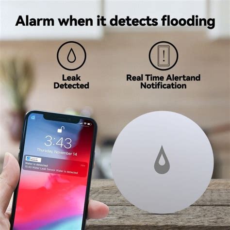 Vand Lækage Sensor Immersion Sikkerhed Alarm Sensor Wifi Vand Lækage