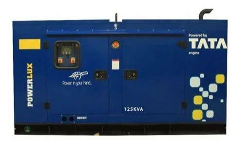 125kva Tata Silent Diesel Generator 3 Phase At ₹ 850000piece In