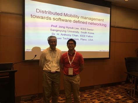 이종혁 교수님 Ieee Icc 2016 튜토리얼 강연 Protocol Engineering Lab 세종대학교 프로토콜공학연구실