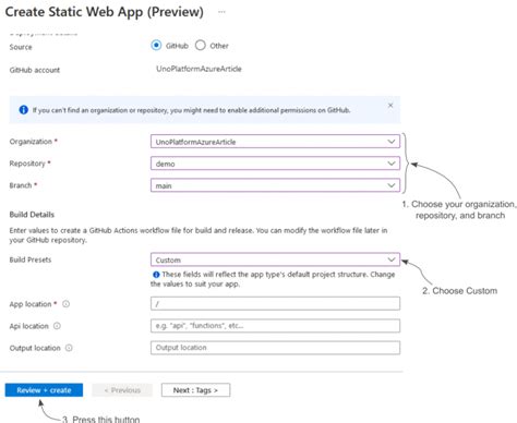 hosting uno platform webassembly apps on azure static web apps