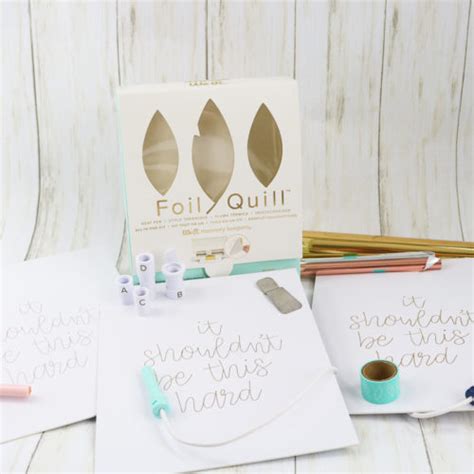 How To Use The Foil Quill On A Cricut Machine Angie Holden The Country Chic Cottage