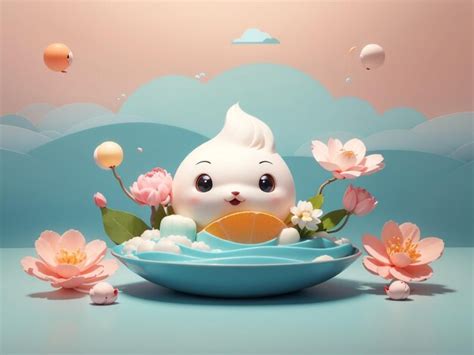 Premium Photo Idea Concept 3d Rendering In The Style Of A Vibrant