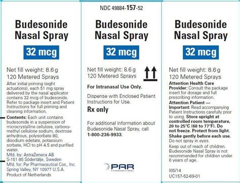 Budesonide Nasal Spray Fda Prescribing Information Side Effects And Uses