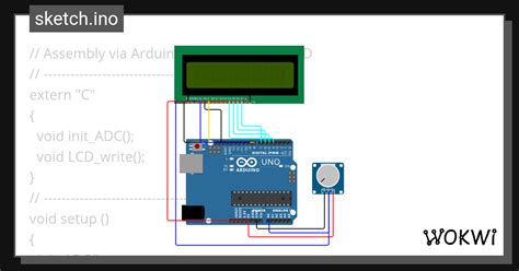 Pullonlab Activity 4assembly Via Arduino Adc Value On Lcd Wokwi