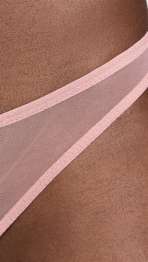 Fleur Du Mal Top Stitch Thong Shopbop