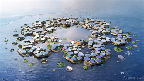 Floating City In Water