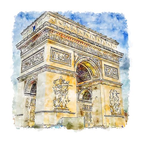 Arc De Triomphe Drawing