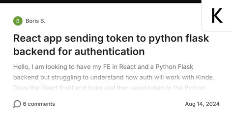 React App Sending Token To Python Flask Backend For Aut
