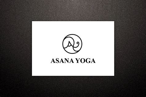 요가 로고 Asana Yoga 로고 디자인 포트폴리오 크몽