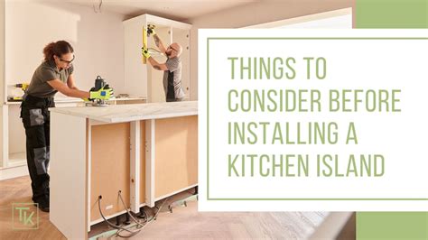 Things To Consider Before Installing A Kitchen Island