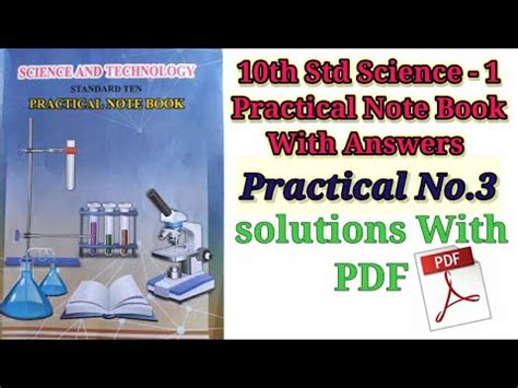 Th Std Science PRACTICAL BOOK ANSWERS PRACTICAL NO SCIENCE PART With PDF YouTube