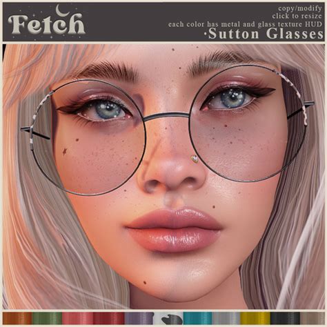 Second Life Marketplace Fetch Sutton Glasses Fatpack