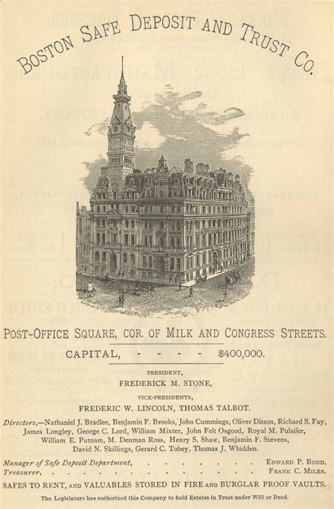 Boston Safe Deposit And Trust Co Kings Hand Book Of Bost Flickr
