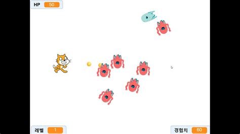 스크래치로 총 쏘고 움직이는 슈팅게임 만들기 Youtube