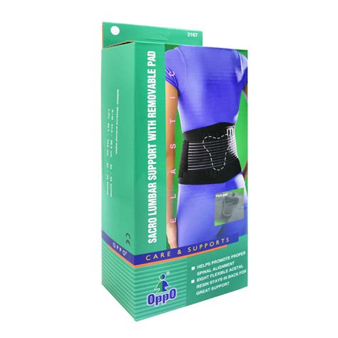 Oppo Sacro Lumbar Support With Removable Pad 2167 The Homecare Shop
