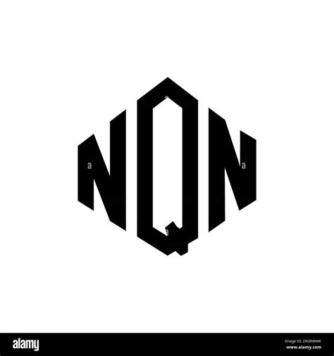 Nqn Letter Logo Design With Polygon Shape Nqn Polygon And Cube Shape