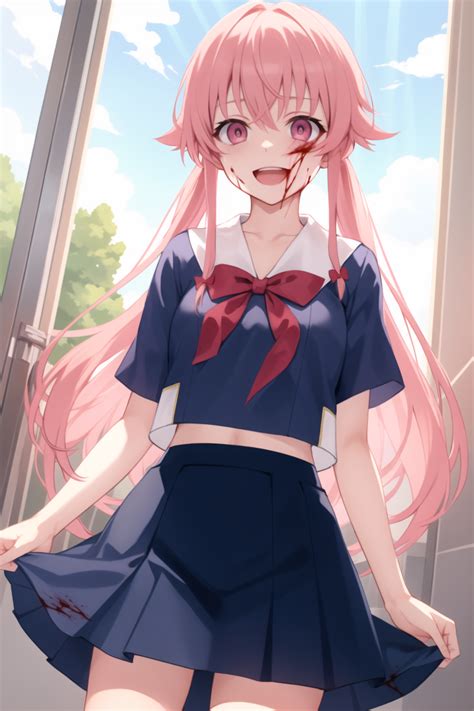 Yuno Gasai Yandere Face