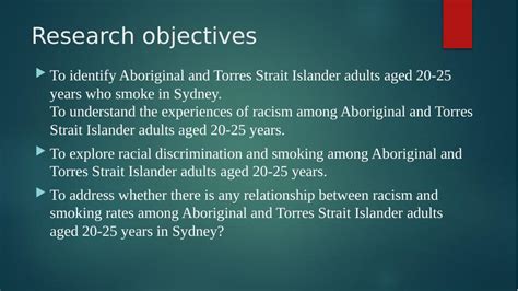 Exploring The Impact Of Racism On Smoking Rates Among Young Aboriginal