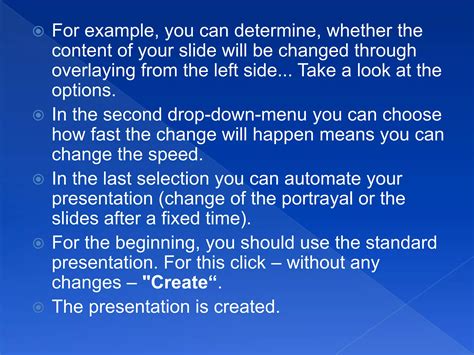 creating presentation in oo impress pptx