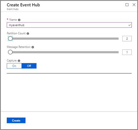 使用 Azure 门户创建事件中心 Azure Event Hubs Azure Docs