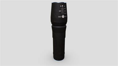 Flashlight 3d Model By Mat3d Mathlethug [c307e4c] Sketchfab