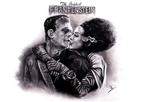The Bride Of Frankenstein Bride Of Frankenstein Frankenstein Art