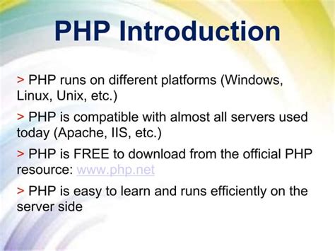 Introduction To Phpppt