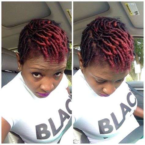 Styles For Short Starter Locs Wavy Haircut