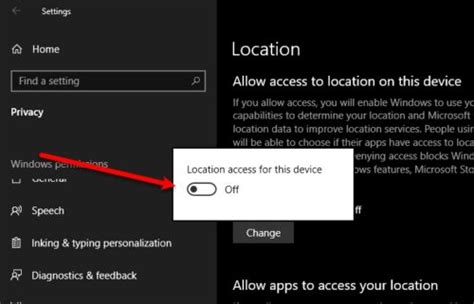 How To Change Location Settings In Windows