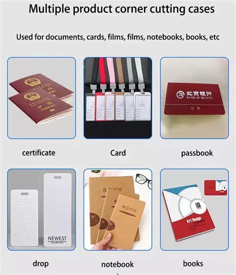 Electric Corner Rounding Machine Multi Function Round Corner Cutter Paper Trimmer With Seven