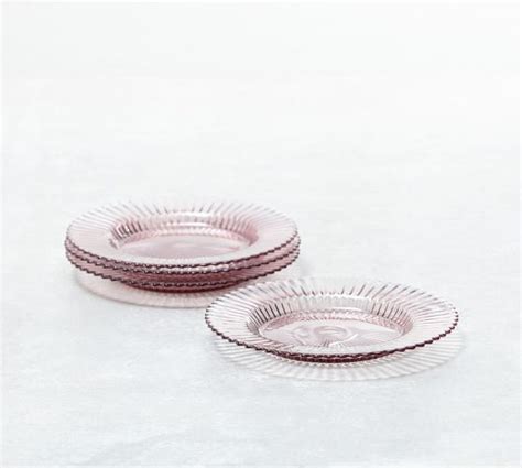Fluted Glass Dinnerware Collection Pottery Barn