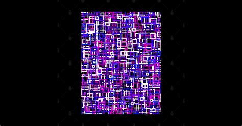 Geometric Purple Square Pattern Geometric Patterns Sticker Teepublic