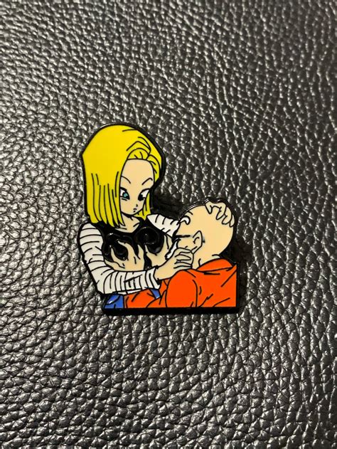 Android 18 And Master Roshi Enamel Pin Dragon Ball Z Lewd Pin Etsy